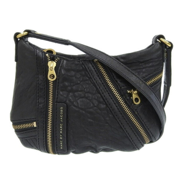 Marc Jacobs | Bags | Marc Jacobs Mark Jacobs Leather Zip Mini Shoulder ...